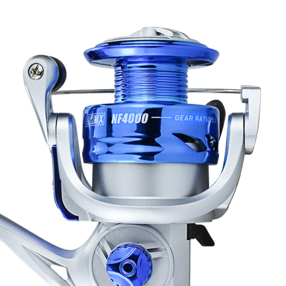 LADAEN Metal Spinning Fishing Reel with Aluminum Alloy Wire Cup for Sea ...