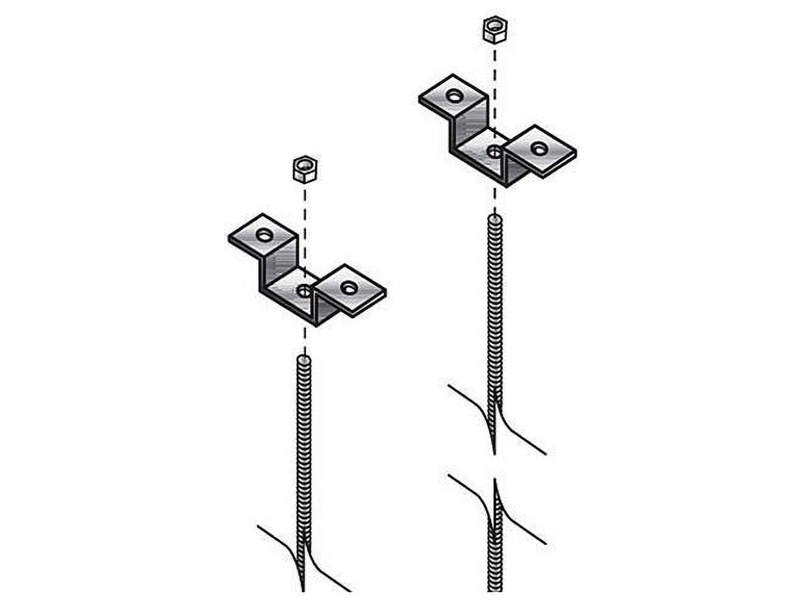 LADDER RACK THREADED CEILING KIT, GSA, TAA, 45 DAY STANDARD RETURN ...