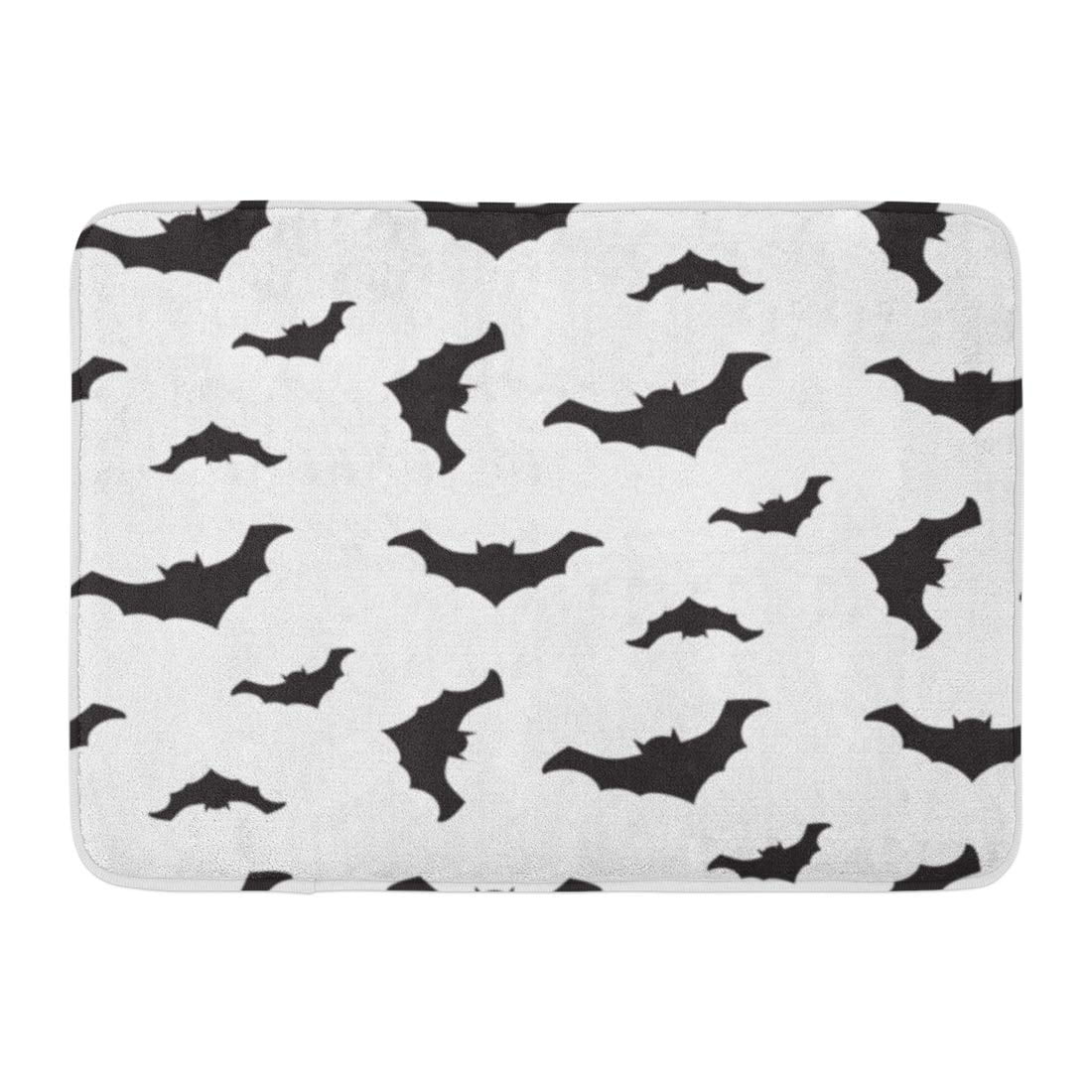 LADDKE Cartoon Halloween Flying Black Bats Silhouettes and Celebration ...