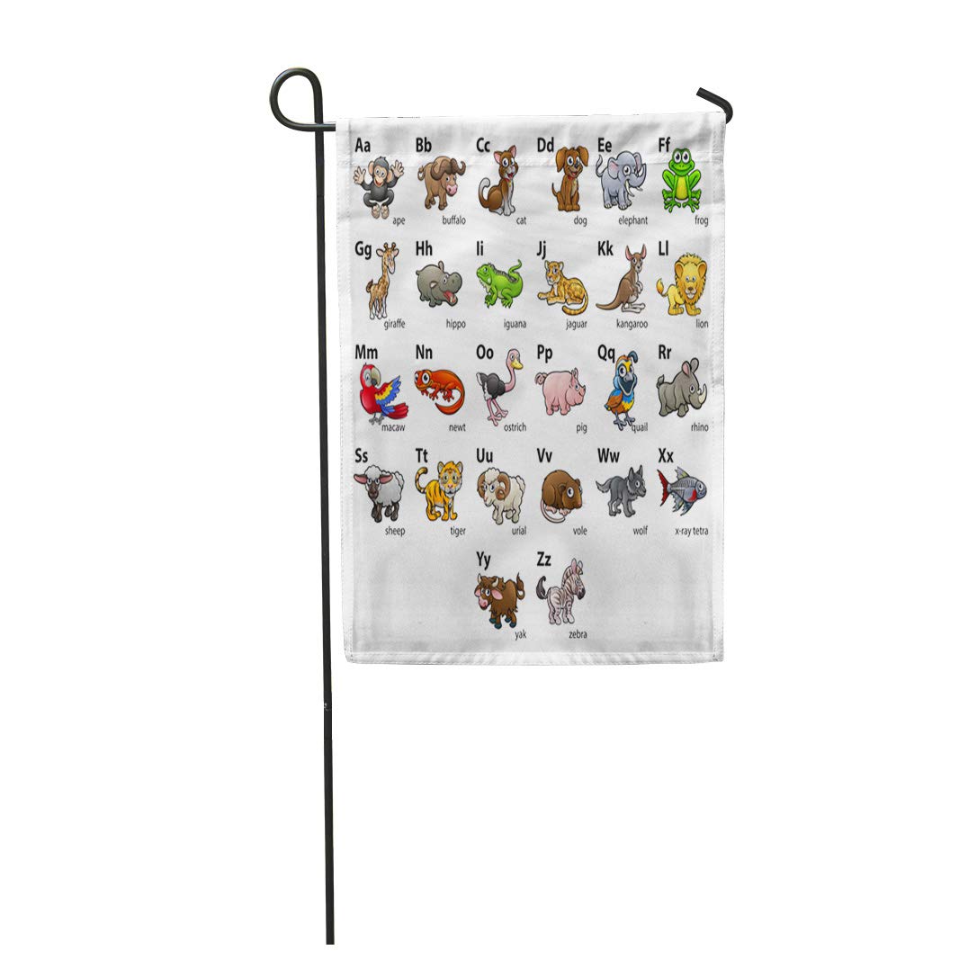 LADDKE Colorful Alfabet Cartoon Character Alphabet ABC Educational ...