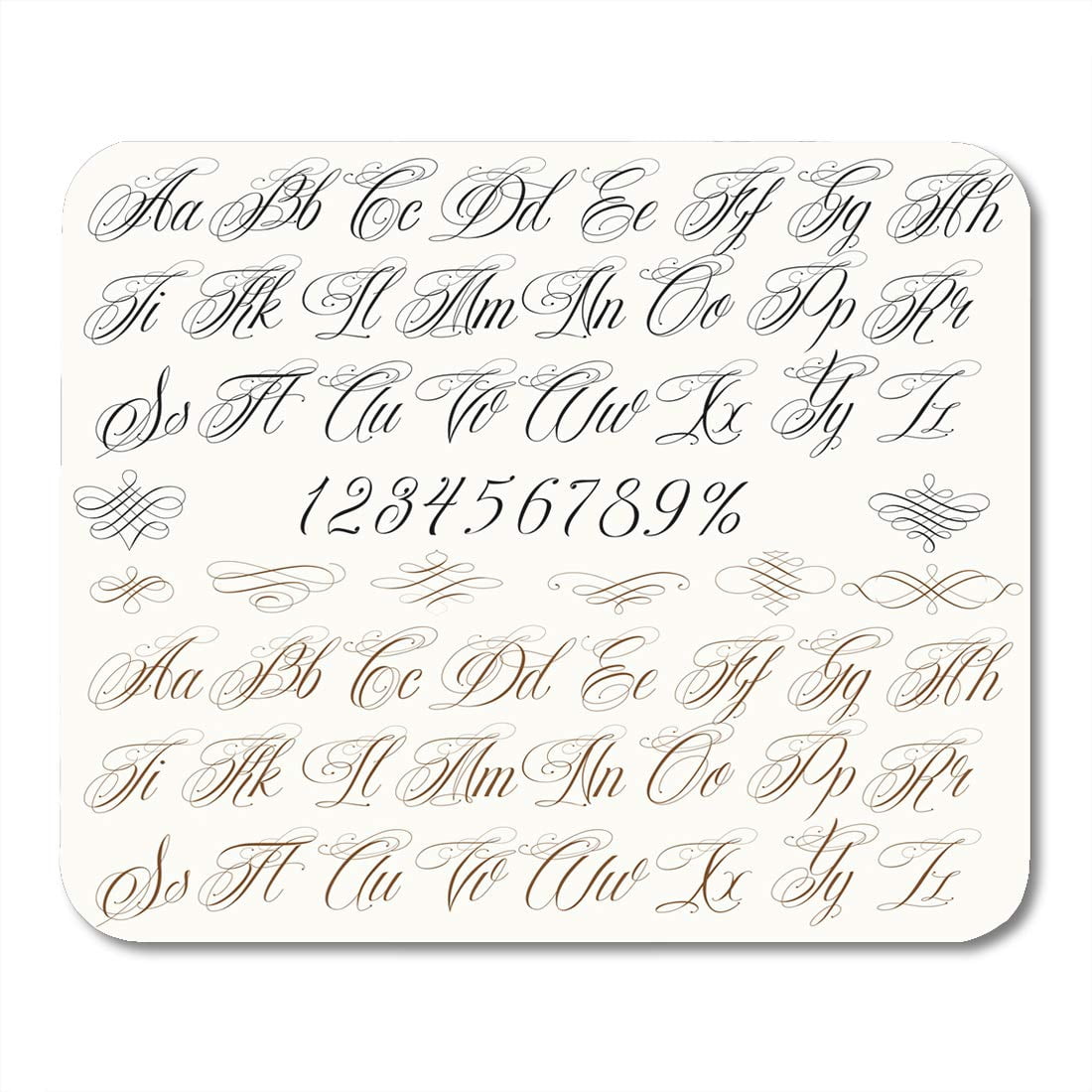 Cursive Fonts For Tattoos Alphabet