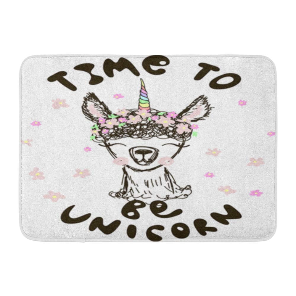 LADDKE Cute Fluffy Unicorn Llama Alpaca Cartoon Character Funny Smiling ...