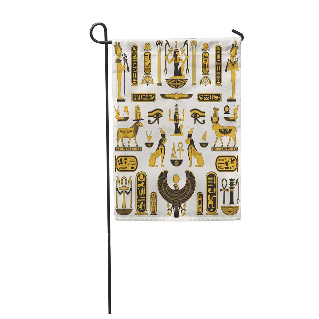 LADDKE Egypt Ancient Egyptian Symbols Pharaoh Pyramid Art Vector Horus ...