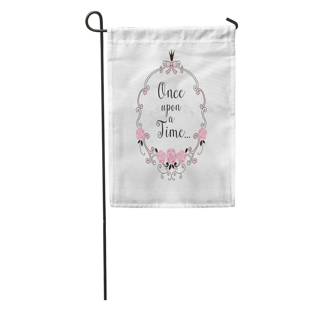LADDKE Pink Princess Once Upon Time Fairy Lettering in Cute Cartoon ...