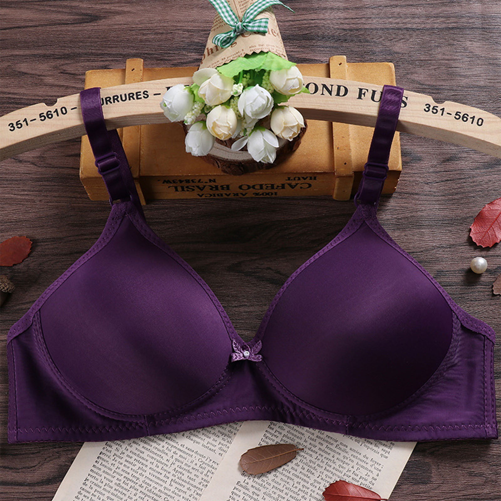 LADIGASU Bras for Women,Women's Gathered-friendly Underwear Beautiful ...