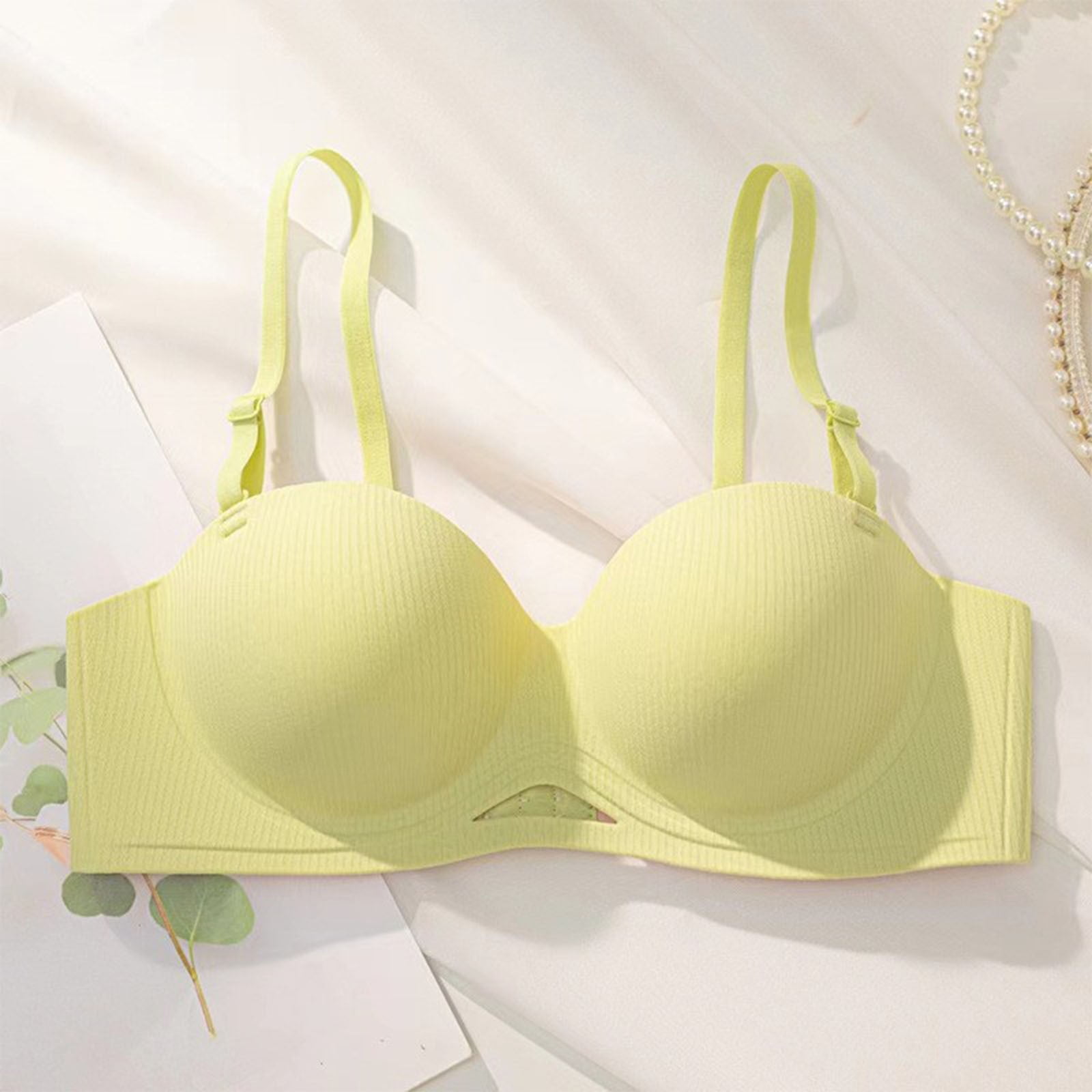 LADIGASU Bras for Women,Women's Gathered-friendly Underwear Beautiful ...