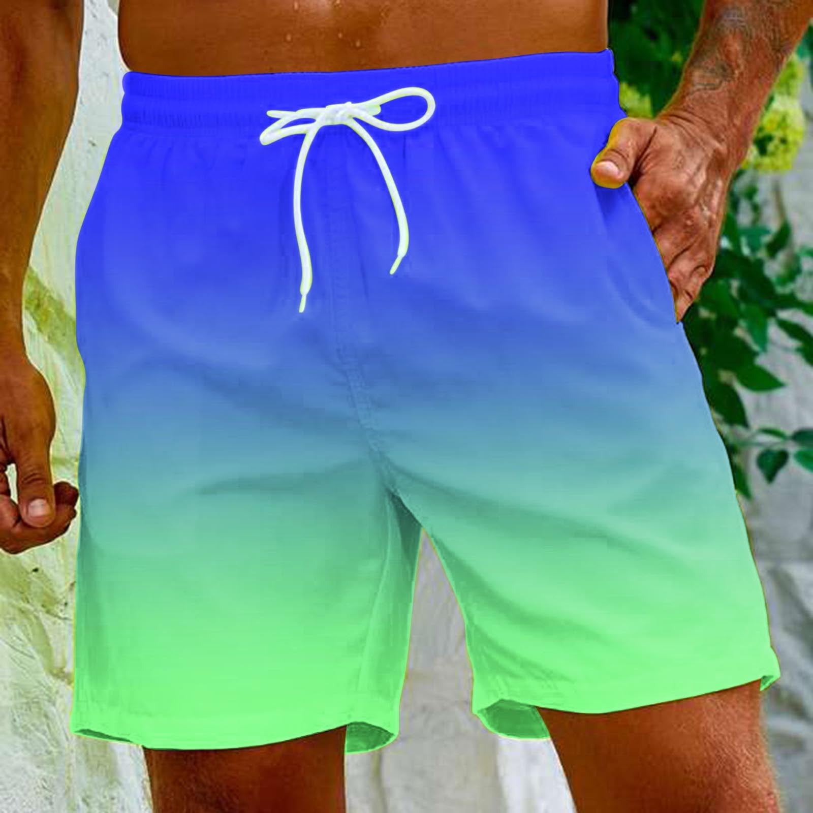 Ladigasu Mens Swim Trunks Mens Quick Dry Swim Trunks Swimsuits Mesh