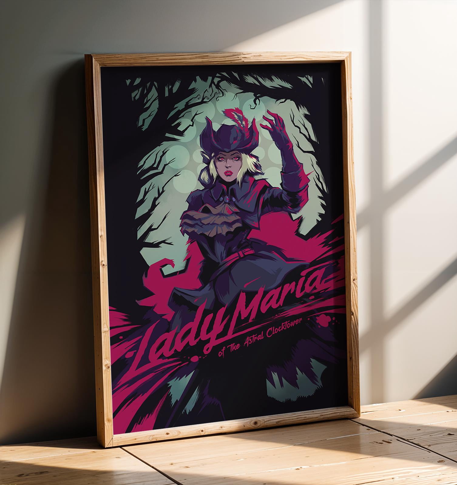 LADY MARIA Video Game Art Poster, Gaming Poster, Prints, Gamer Room ...