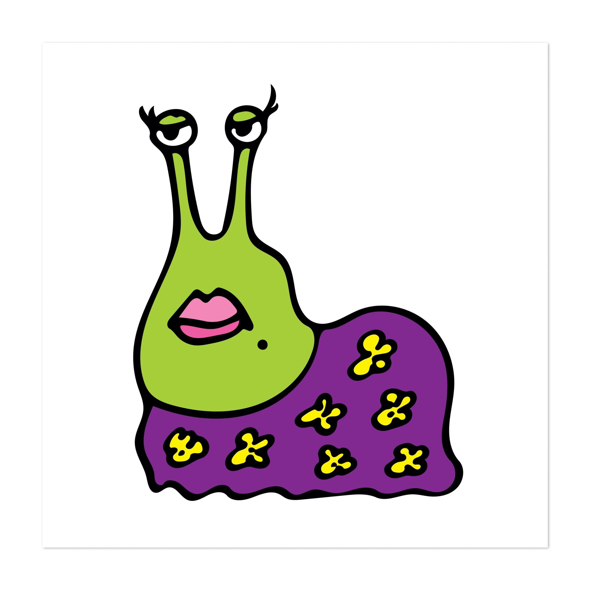 LADY SLUG illustration - Drawing Whimsical Pop Art Humor Surrealism ...