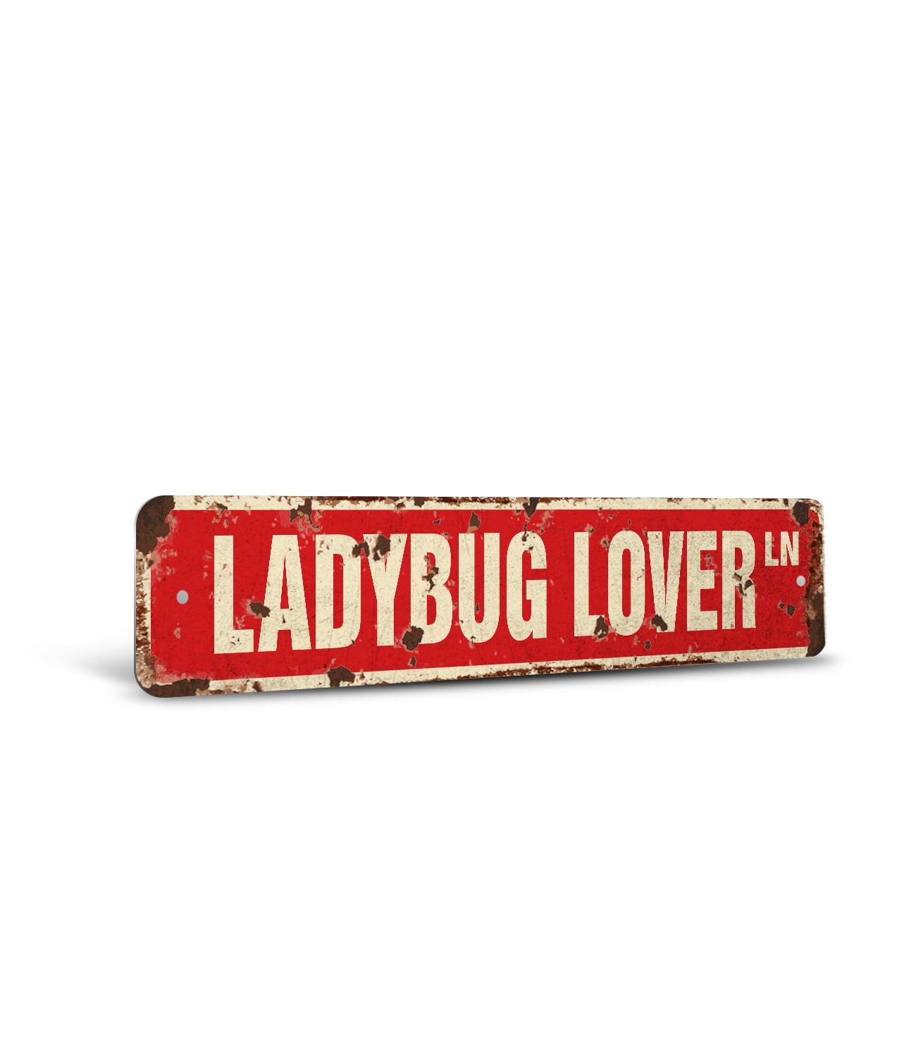 LADYBUG LOVER Vintage Style Rustic Street Sign – Ladybugs Collectible ...