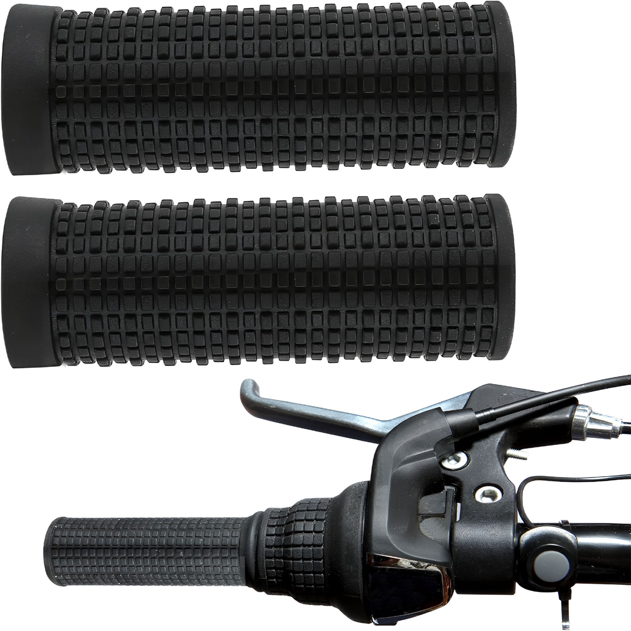 LADYGYM, MTB Bike Handlebar Grips, 20x74mm, Black, Bar Twist Cover ...