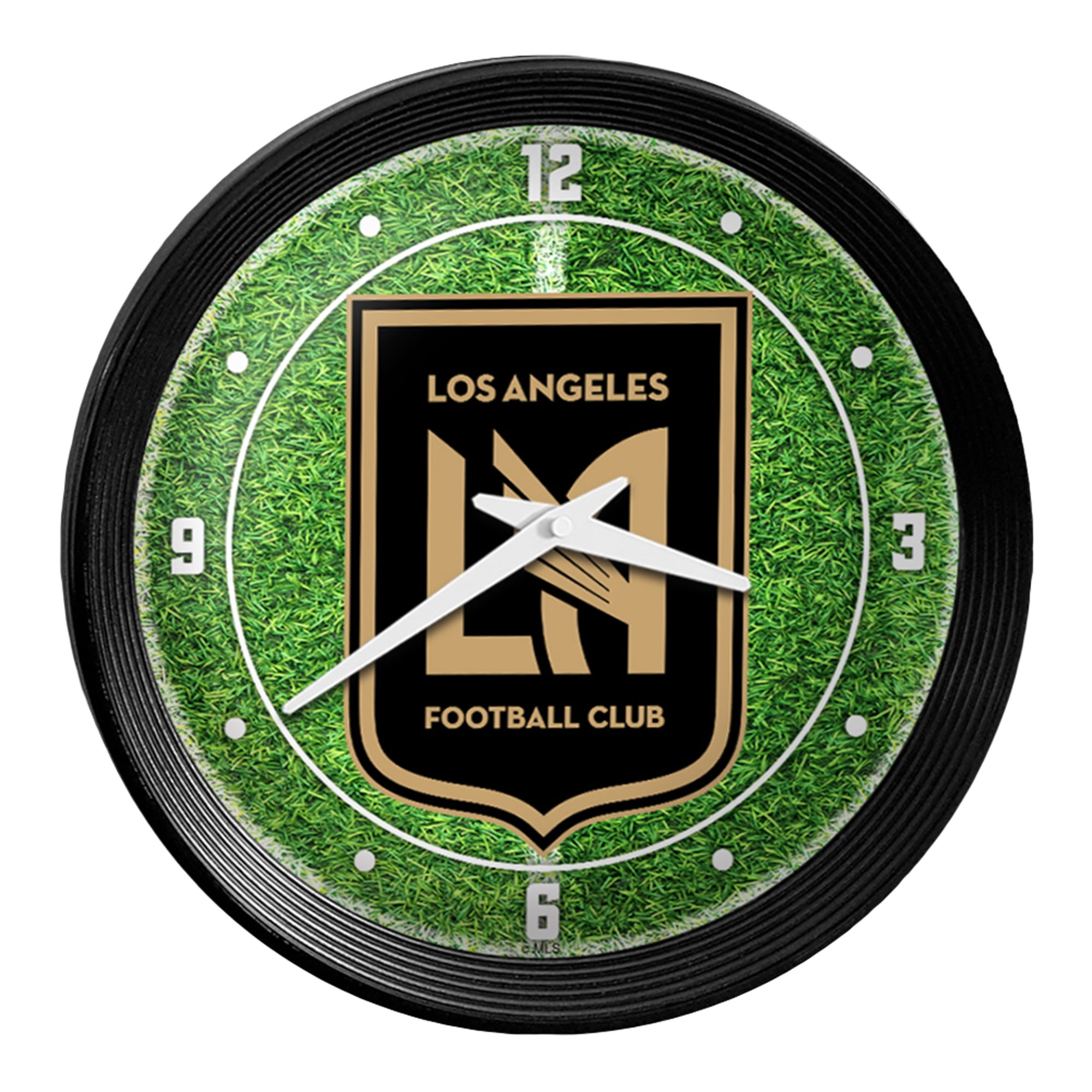 LAFC 15" Ribbed Frame Field Wall Clock - Walmart.com