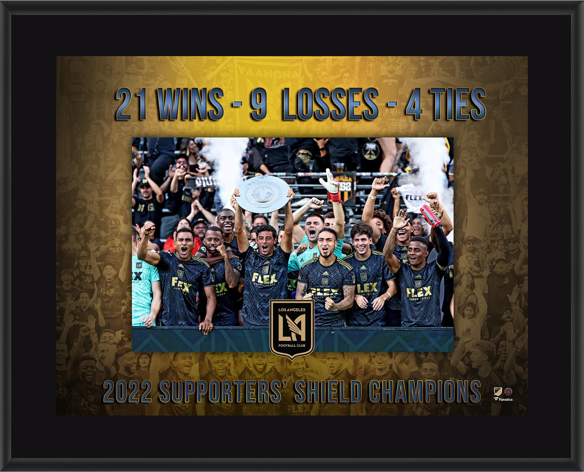 LAFC Wins 2022 Supporters Shield 10.5" x 13" Sublimated Plaque ...