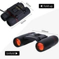 LAFGUR Black Binocular,30x60 Zoom Folding Mini Binoculars Telescope Day ...