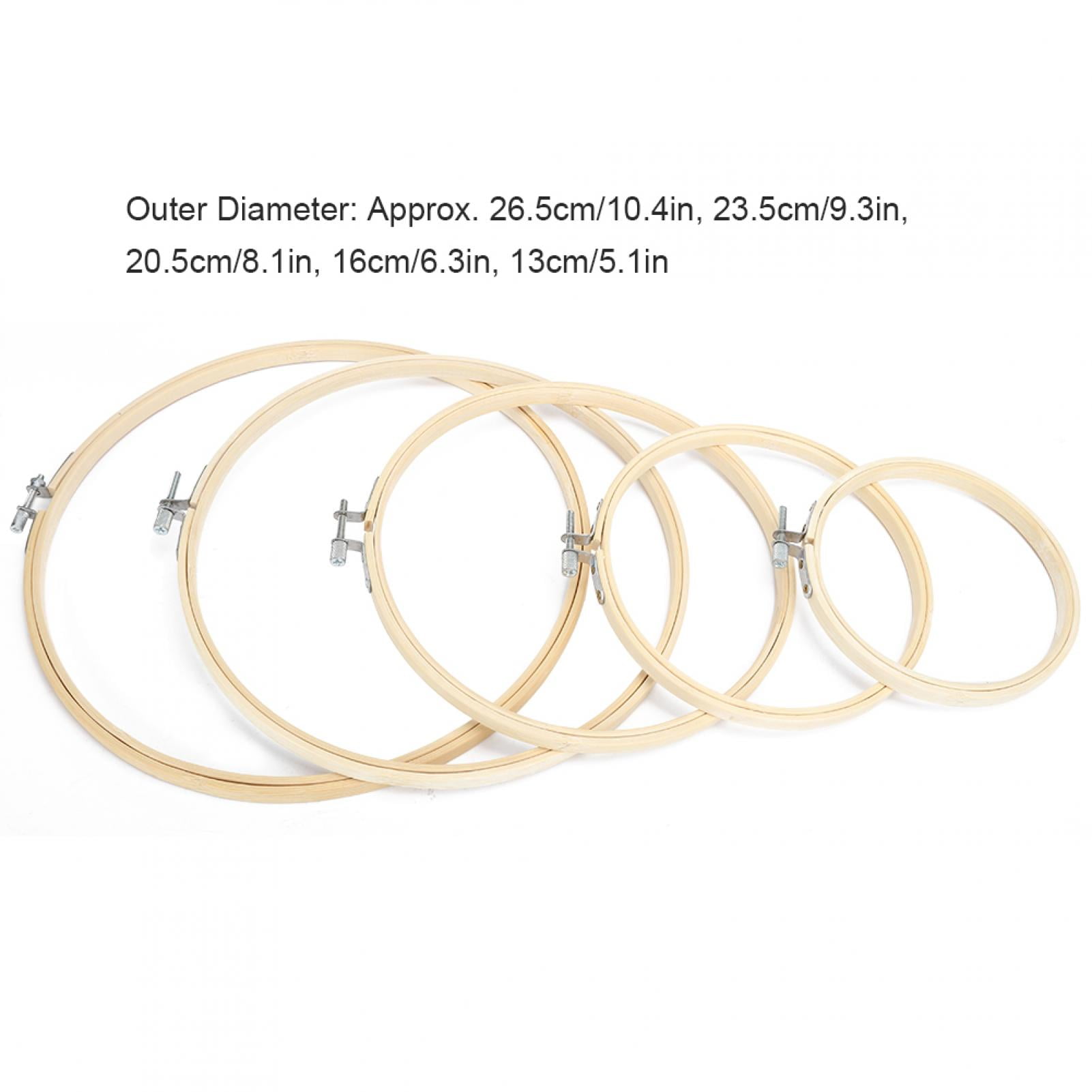 LAFGUR Embroidery Hoop,Embroidery Loop,5Pcs Round Embroidery Hoops ...