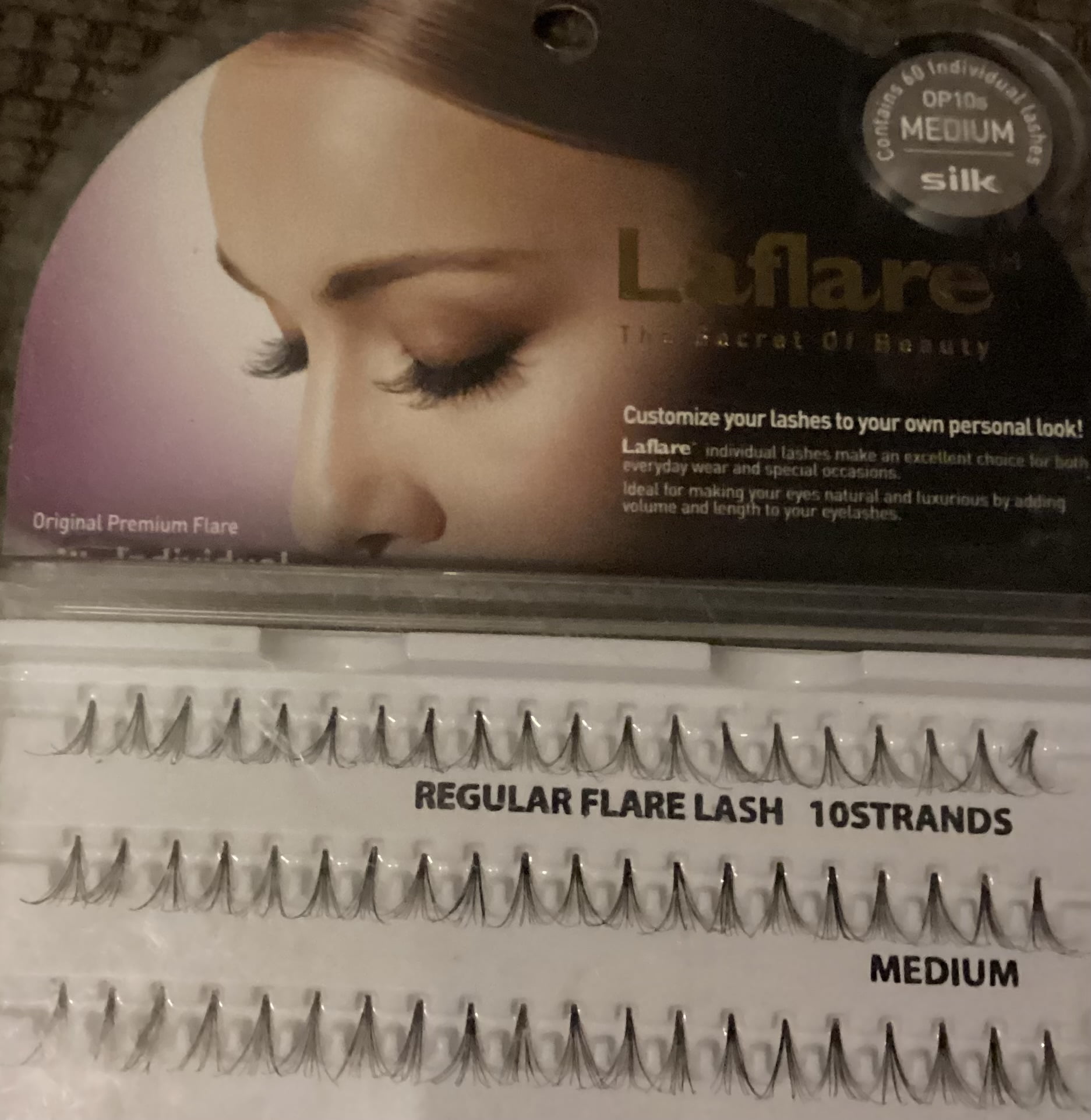 LAFLARE PREMIUM FLARE ORIGINAL SILK INDIVIDUAL regular FLare Lash 10 ...