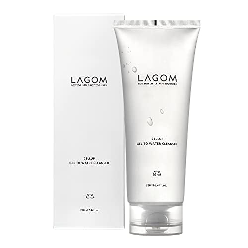 LAGOM Cellup Gel To Water Cleanser, Jelly - Morning Cleanser-Daily Face Wash with Acacia Seed ...