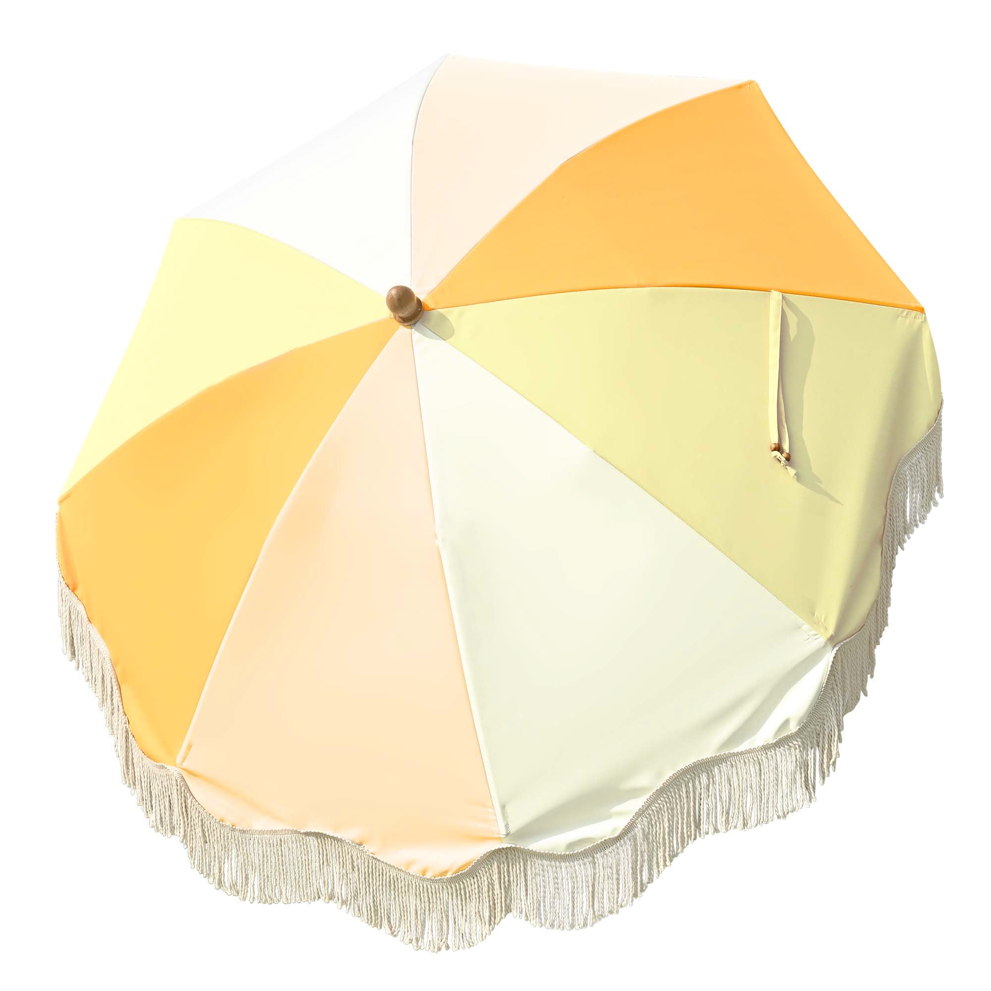 LAGarden 6 Ft Fringe Umbrella Replacement Canopy Top Cover Outdoor ...