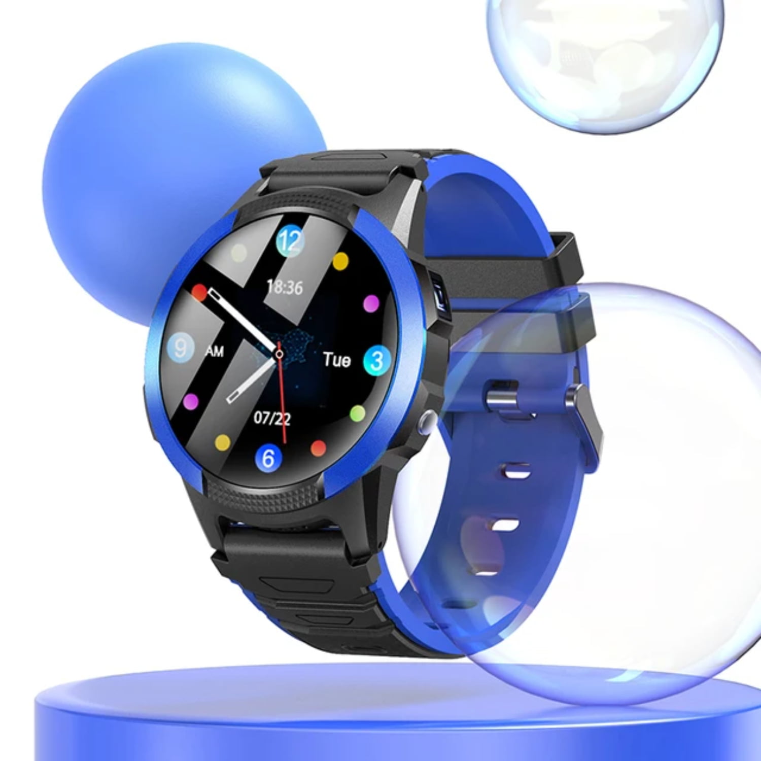 LAHABO 4G Smart Watch GPS Locater Tracker Children Video Call Phone ...