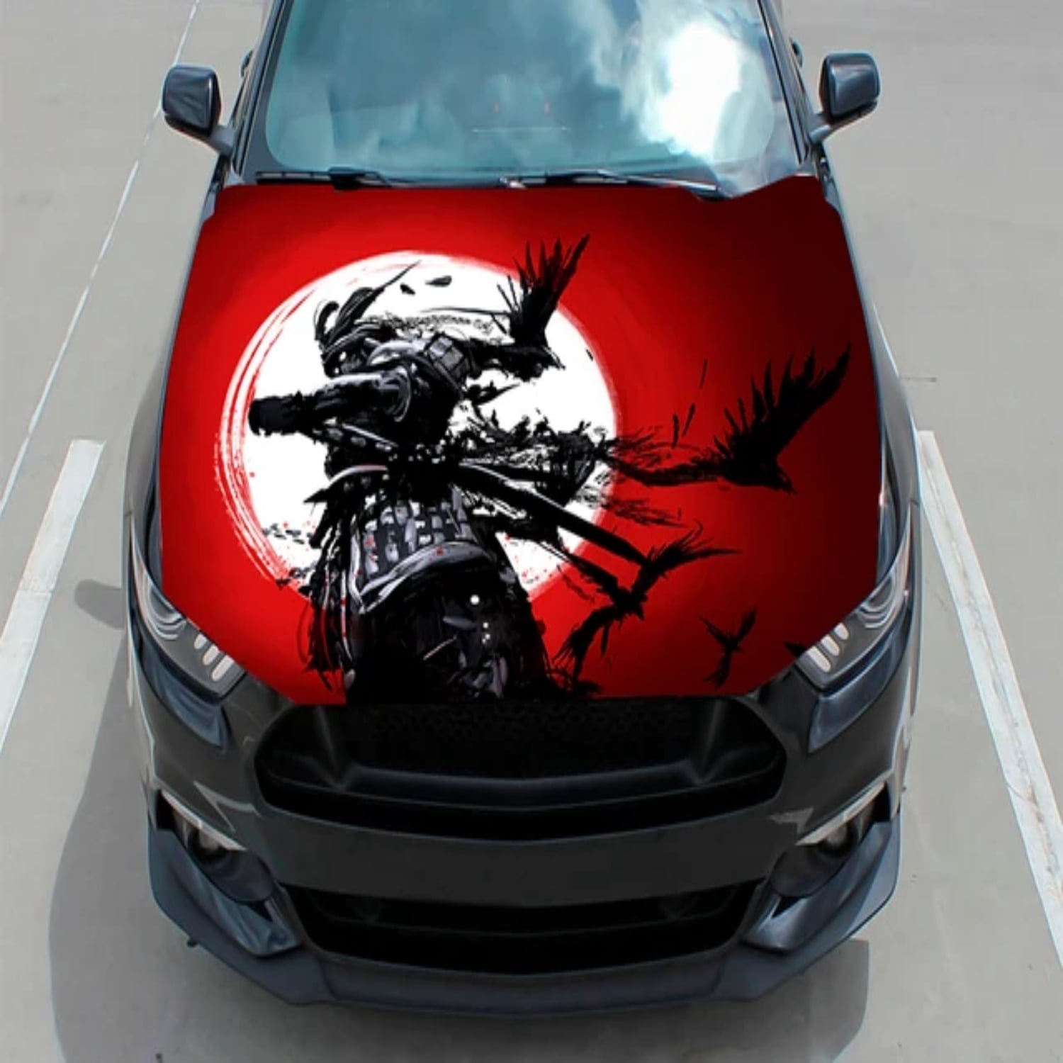 LAHABO Car hood decal vinyl sticker graphic wrap decal truck decal ...
