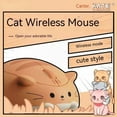 LAHABO Cat Wireless Mouse Portable Performance Rechargeable 2.4G ...