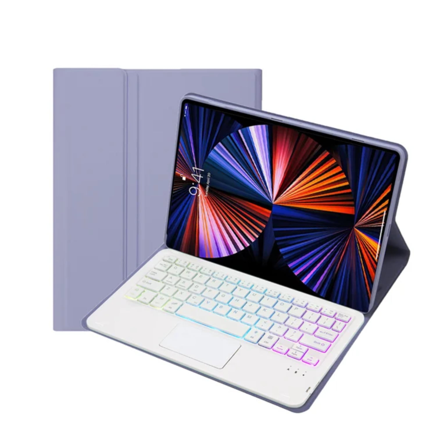 LAHABO Enhanced Wireless Backlit Keyboard Cover for Case Tab M10 FHD ...