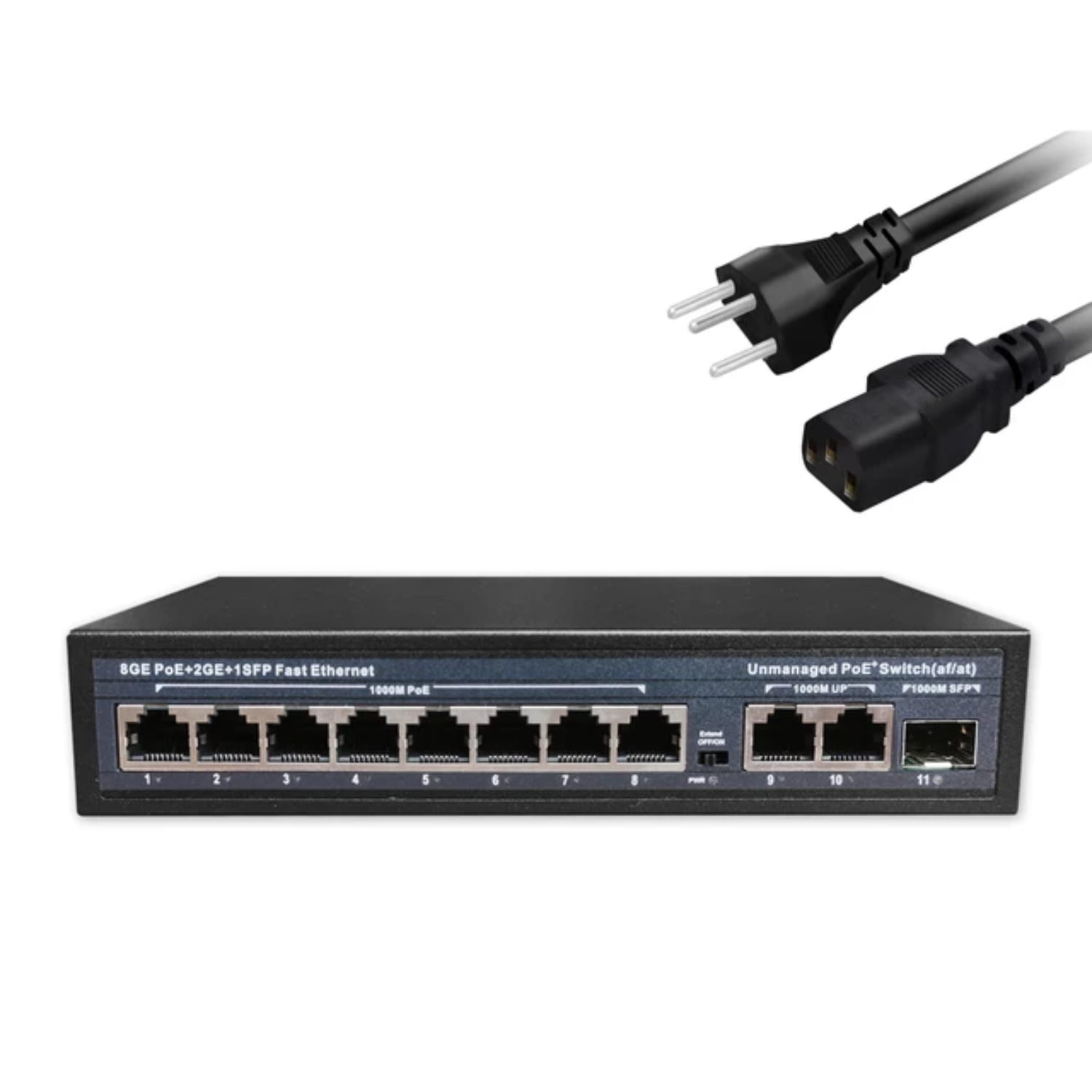 LAHABO Full Gigabit POE Network Ethernet Switch Unmanaged Hub 120W 8 ...