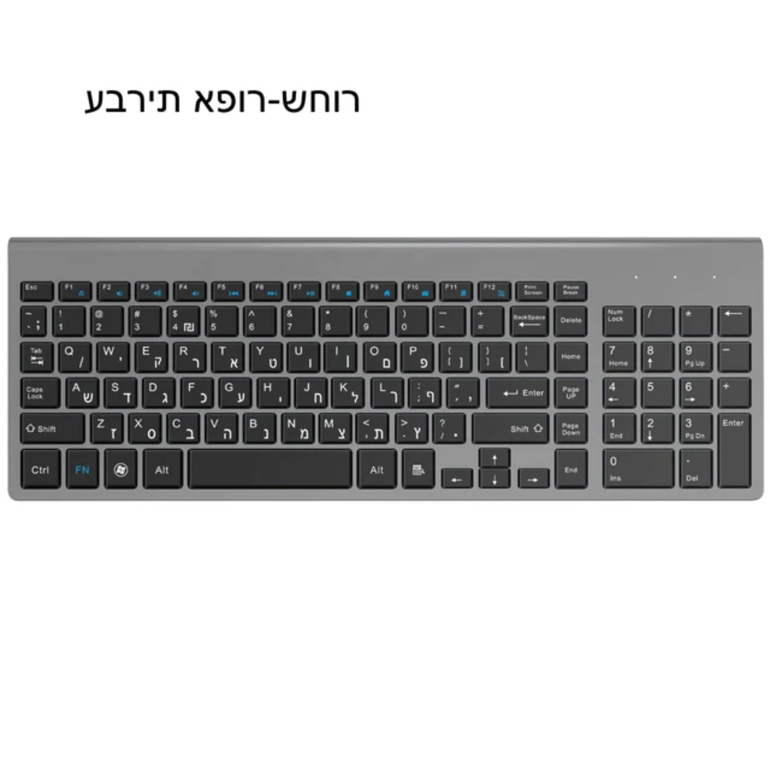 LAHABO High Quality Business Wireless Keyboard Ultra Slim 2.4G Silent ...