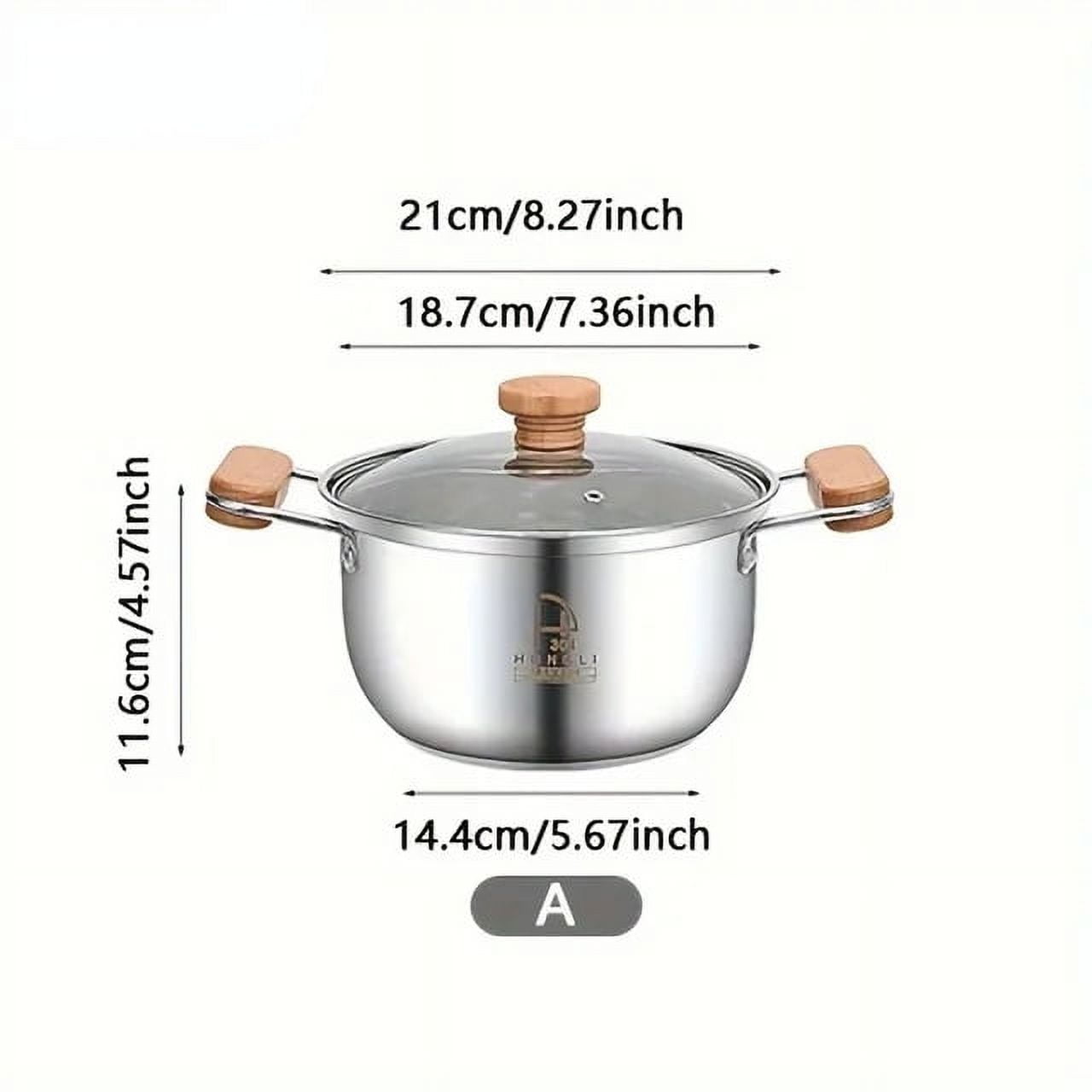 LAHABO High-Quality Versatile 304 Stainless Steel Stock Pot with ...