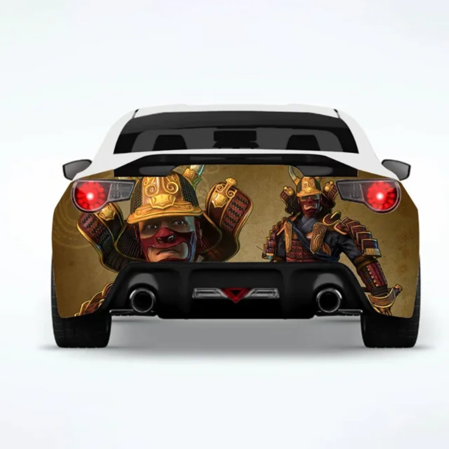 LAHABO Japanese Samurai Itasha Car Wrap Rear Car Stickers The Car Decal ...