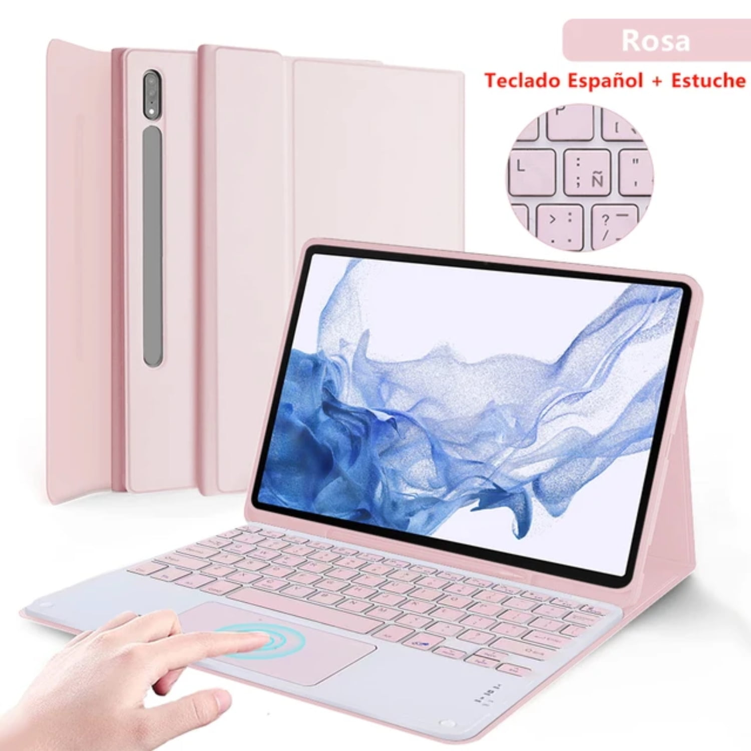 LAHABO Keyboard Case Tab S7 fe/S8 S7 S9 plus/S8 S9 ultra Magic Keyboard ...
