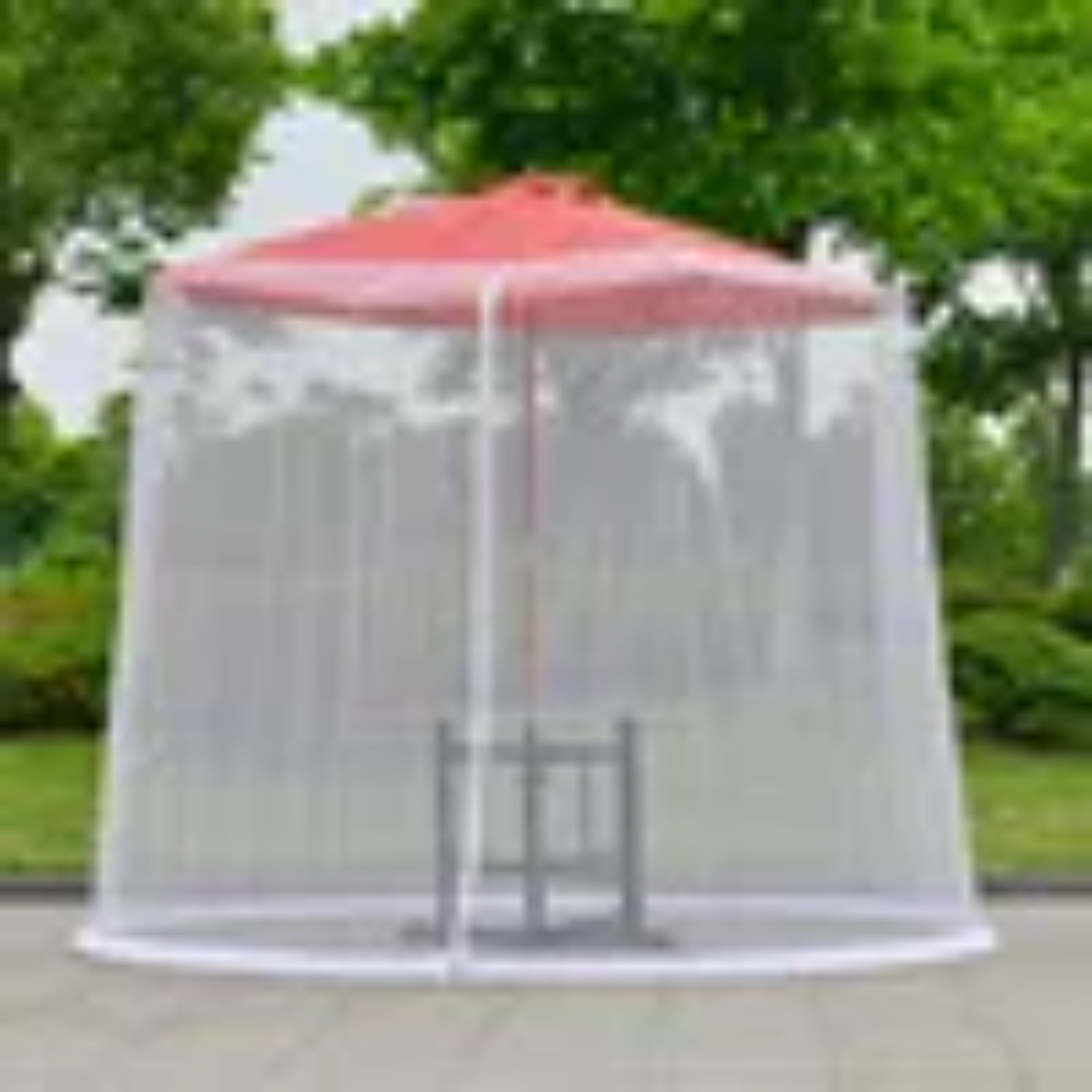 LAHABO Outdoor Anti-mosquito Umbrella Parasol Mosquito Net Cover Mesh ...