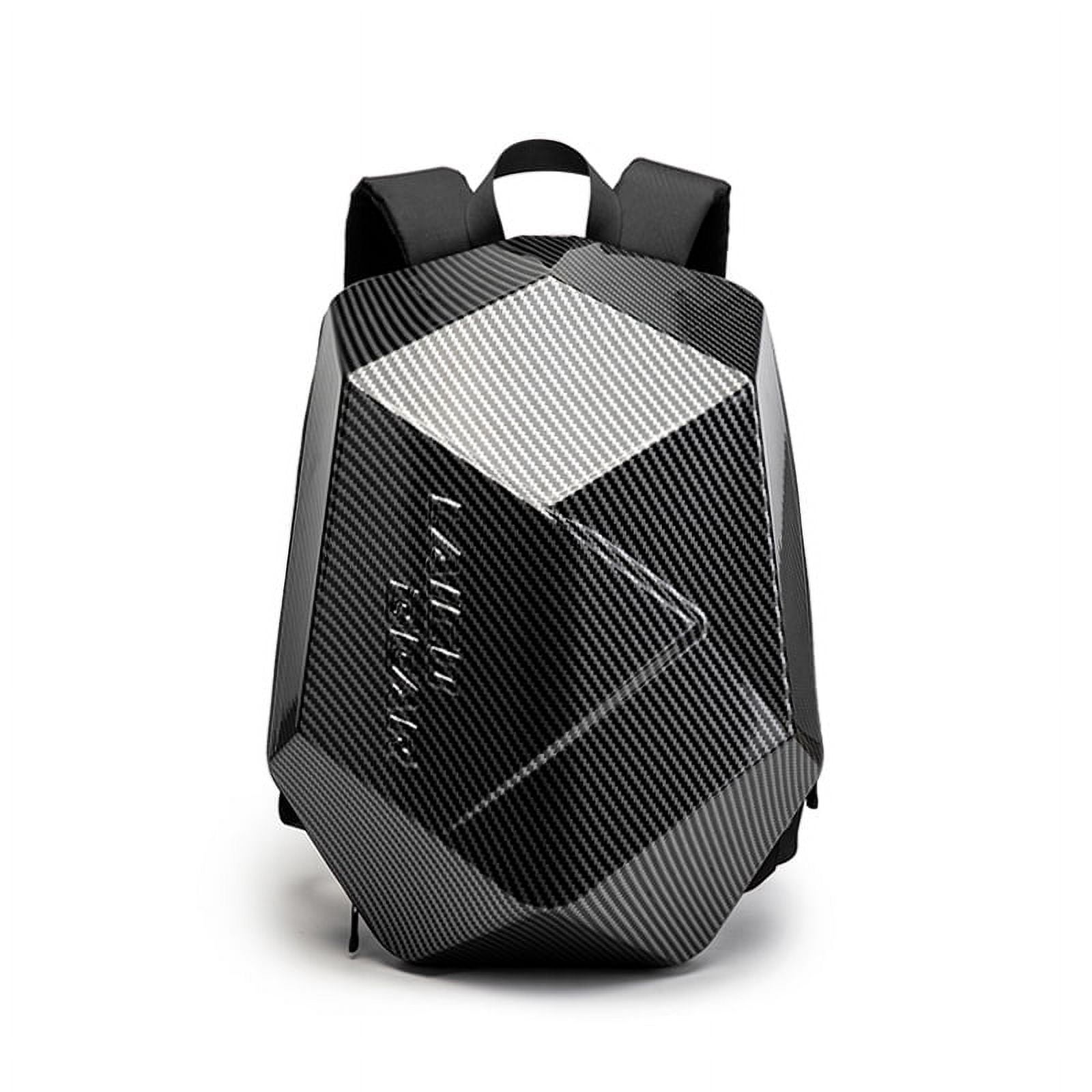 LAICOBEAR, Carbon Black, Fiber Motorcycle Backpack for Men and Women ...
