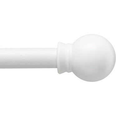 LCOKEIY Black Curtain Rod with Brackets for Windows 28 to 64 inches , 0 ...