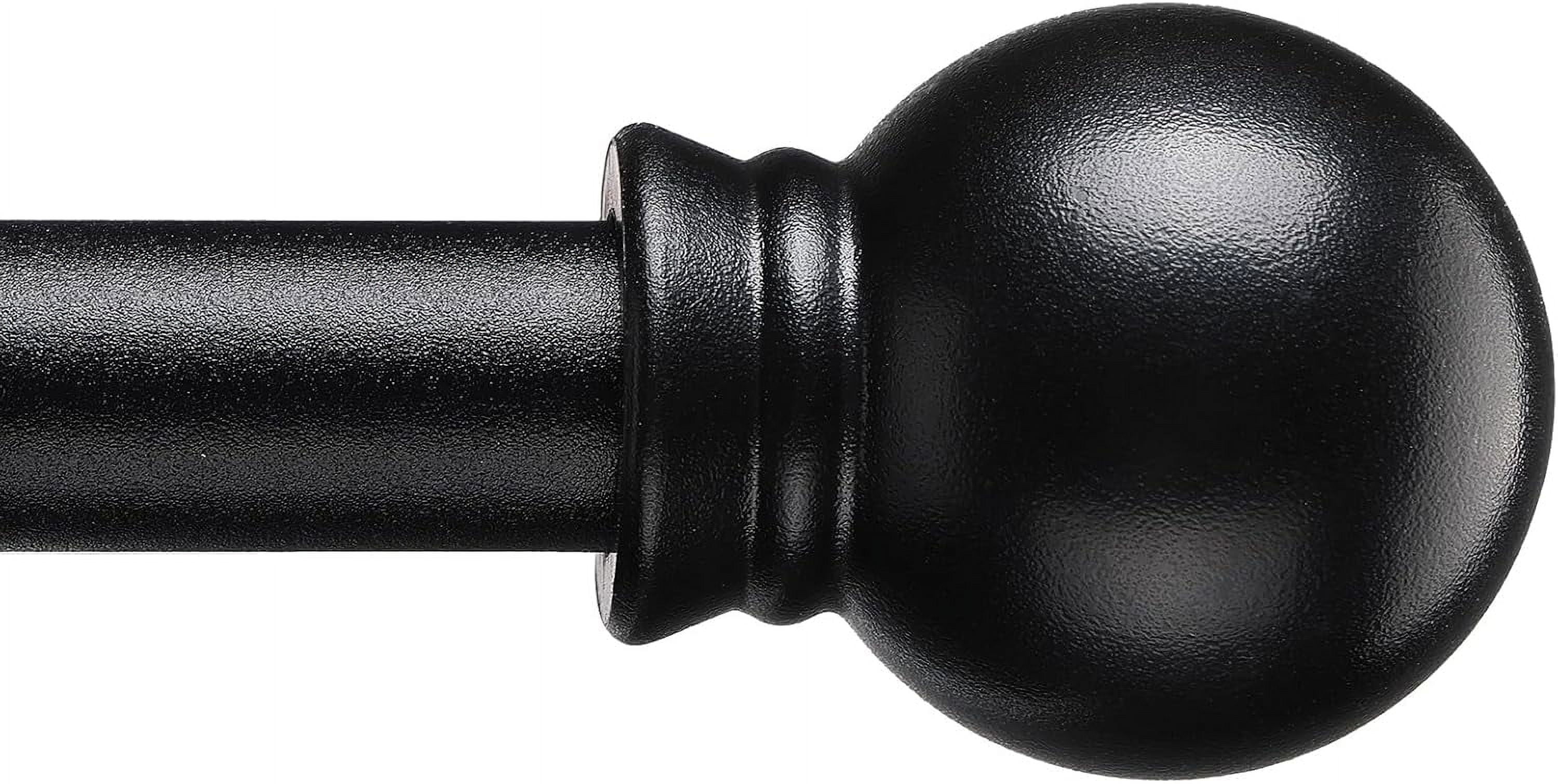 LAIDER HEROS Curtain Rods for Windows 28-50'', 5/8'' Metal Curtain Rod ...