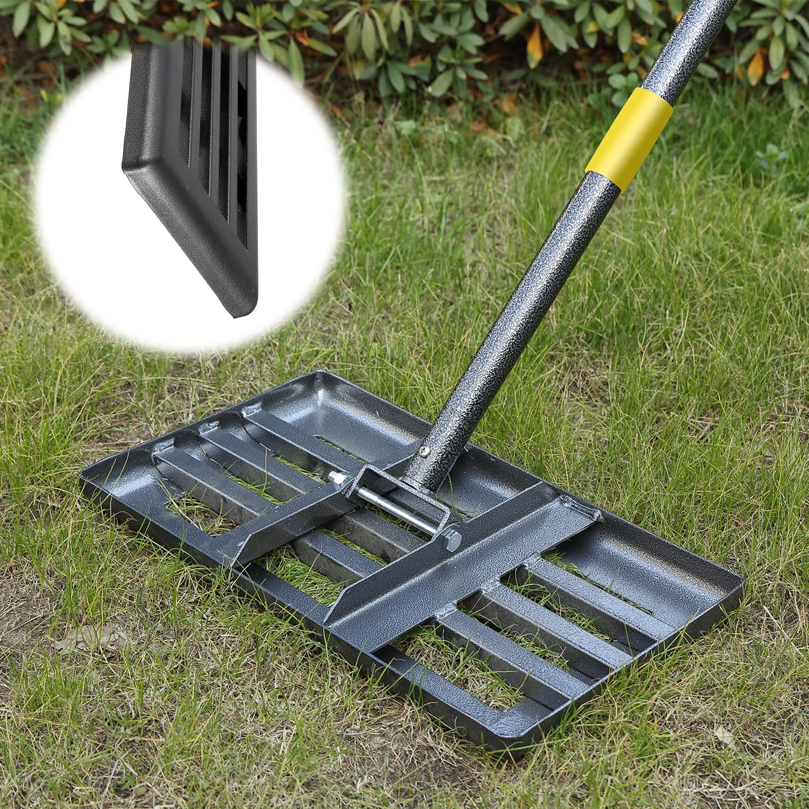 LAIDER HEROS Lawn Leveling Rake, 17''×10'' Lawn Leveler Tool for Lawns ...