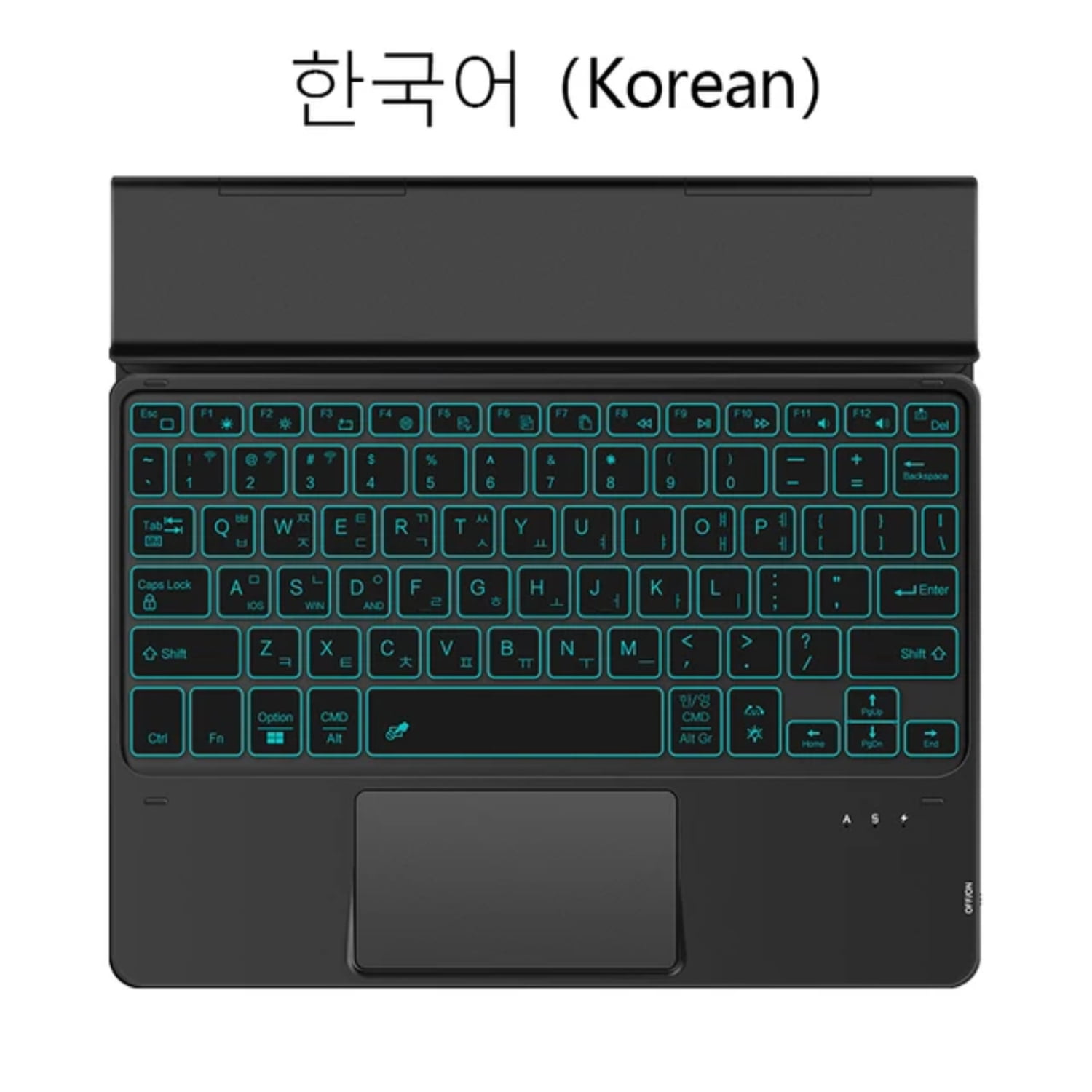 LAIFNG Convenient and Illuminated Wireless Backlit Touchpad Keyboard ...