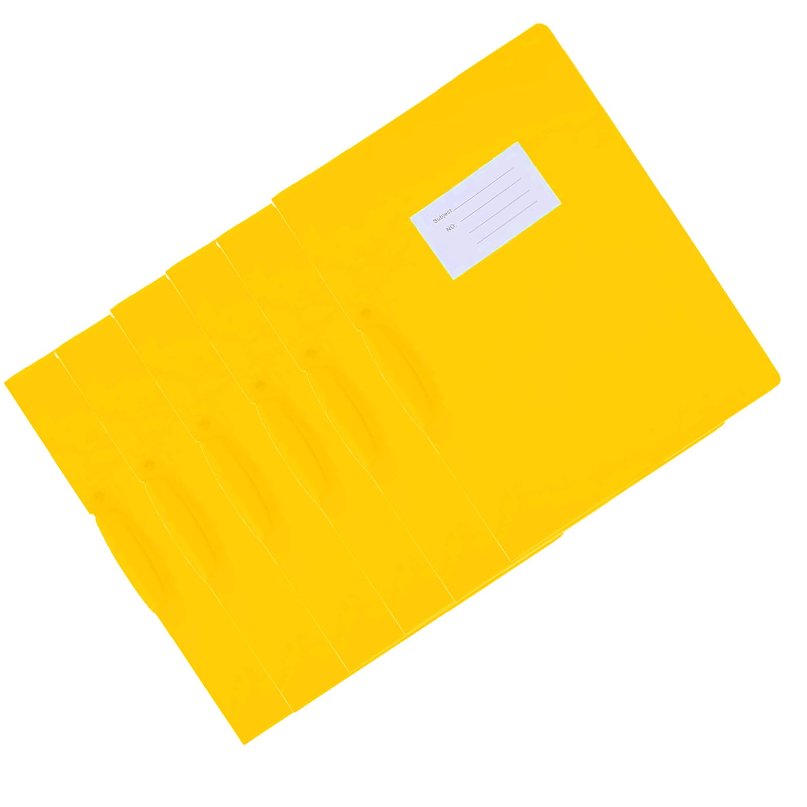 LAILLSH 2025 Back to School Yellow A4 Rotary Folder Transparent Plastic ...