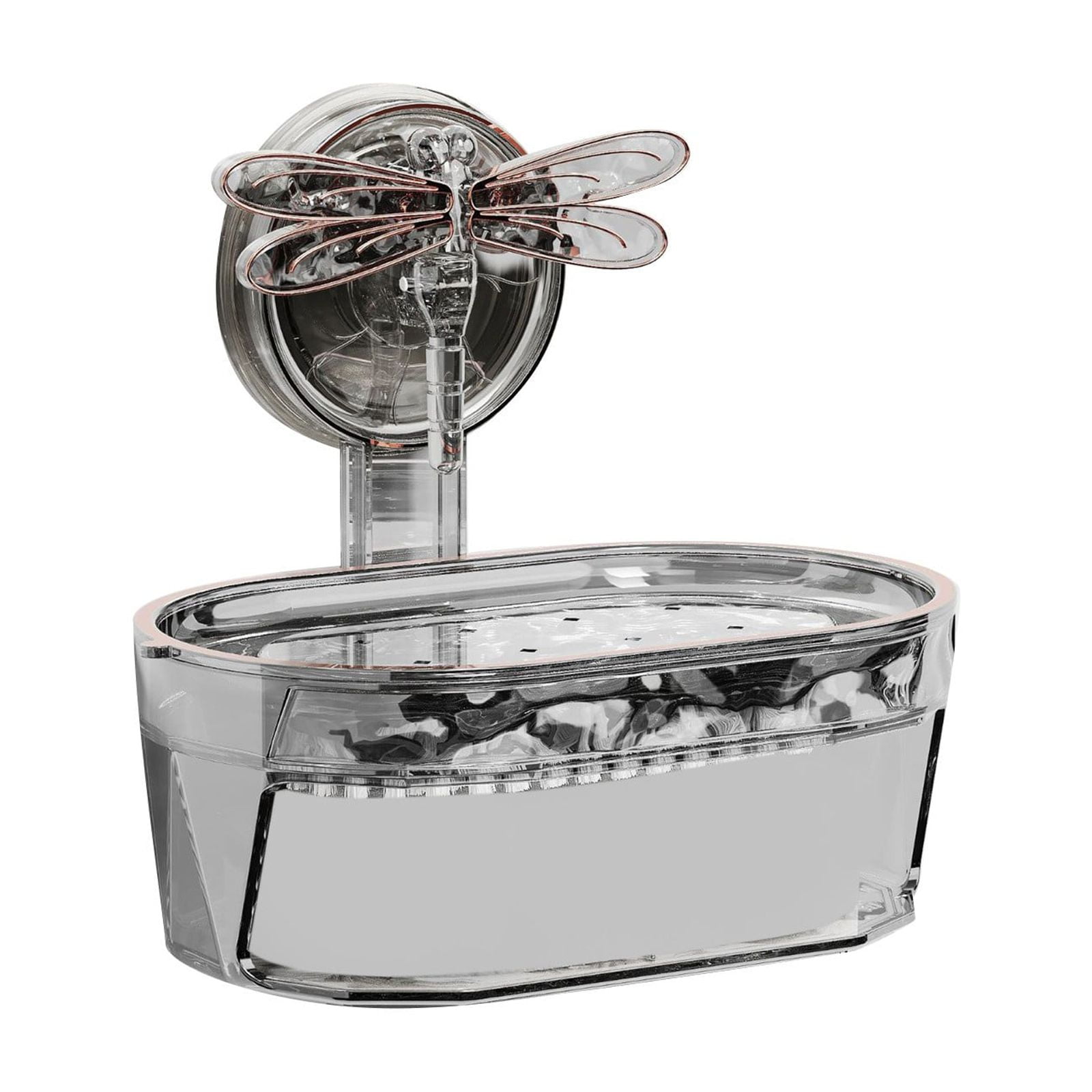 LAILLSH 2026 New Racking Suction Cup Soap Box Sponge Holder Suction Cup ...