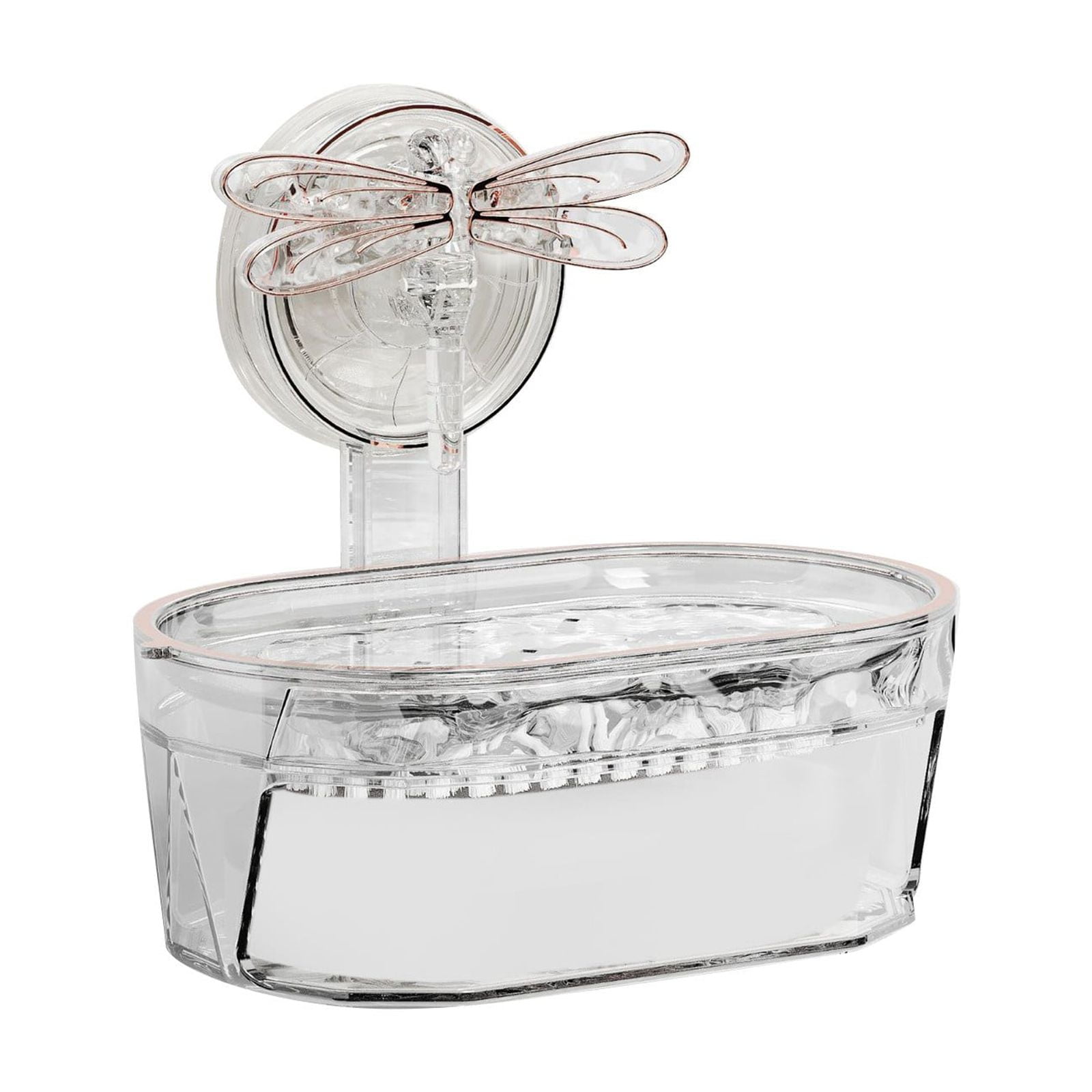 LAILLSH 2026 New Racking Suction Cup Soap Box Sponge Holder Suction Cup ...