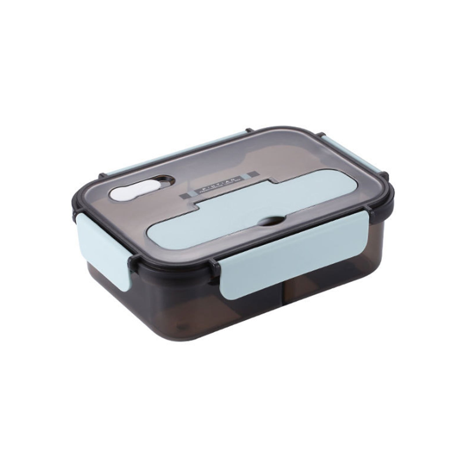 LAILLSH 3 Compartment Plastic Reusable Lunch Box,Box Adult Lunch Box ...