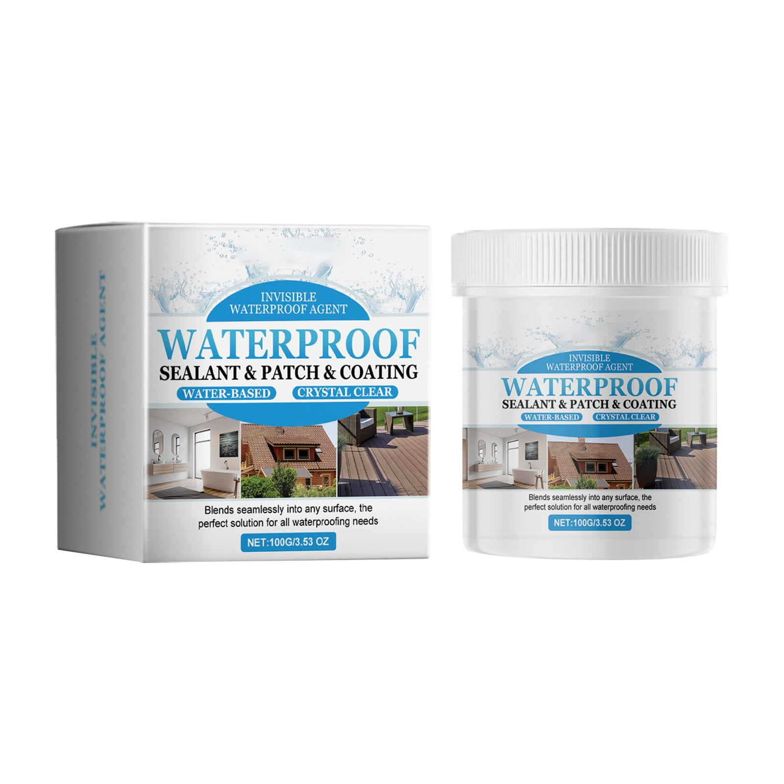 LAILLSH Waterproof Sealant - Water-Based Transparent Waterproof Coating ...