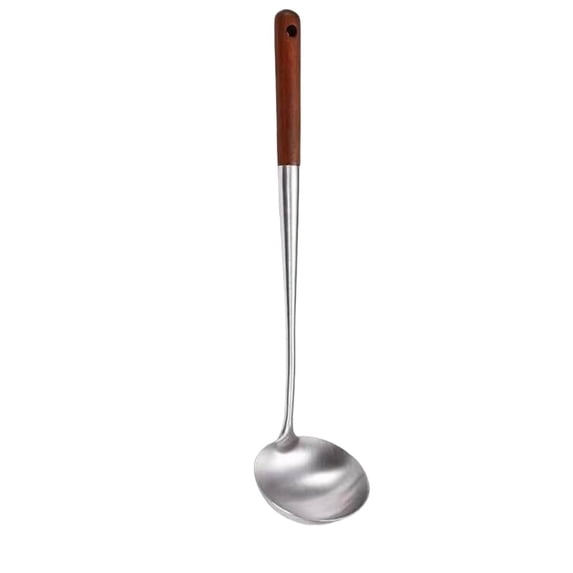 LAILLSH Wok Spatula and Ladle,Wok Spatula,Skimmer Ladle Tool Set ...