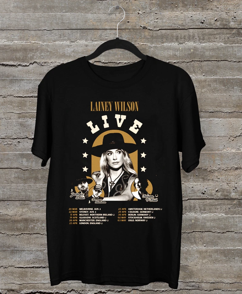 LAINEY WILSON Wildflowers and Wild Horses 2024 Tour for men women fan ...