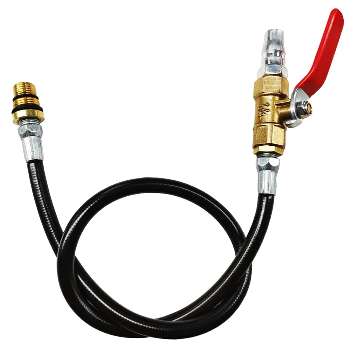 LAINLOY Car Engine Air Valve Holder Pressure Pipe, M12 M14 Thread to 1/ ...