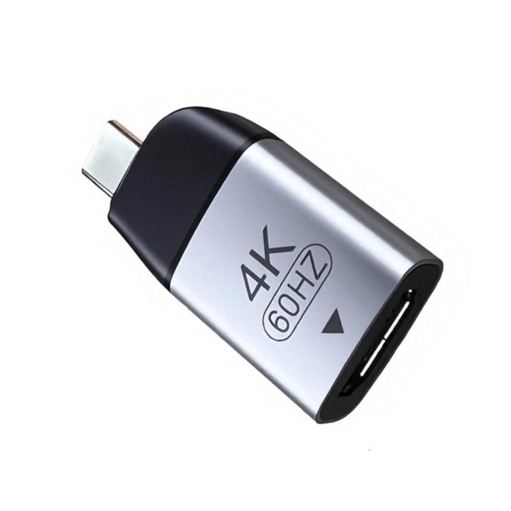 LAIQIEN 4K 60Hz USB Type C Adapter Aluminum Shell Portable Adapter ...