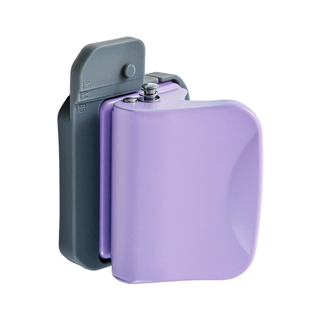 LAIQIEN 6 Hole Puncher Slip Resistant Handle 6 Hole Punch Effortless ...