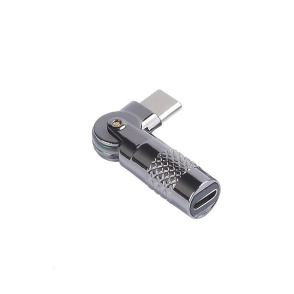 LAIQIEN Aluminum Type C/USB To Type C/USB Adapter 90 Degree Rotating ...