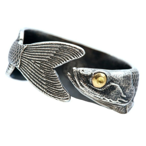 LAIQIEN Fish Shaped Rings With Adjustable Feature Alloy - Walmart.com