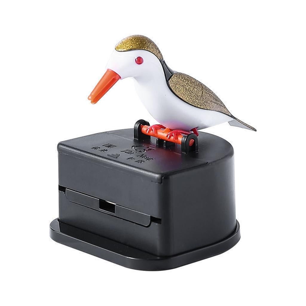 LAIQIEN Little-Bird Toothpick Dispenser Funny Push-type Toothpick Bird ...